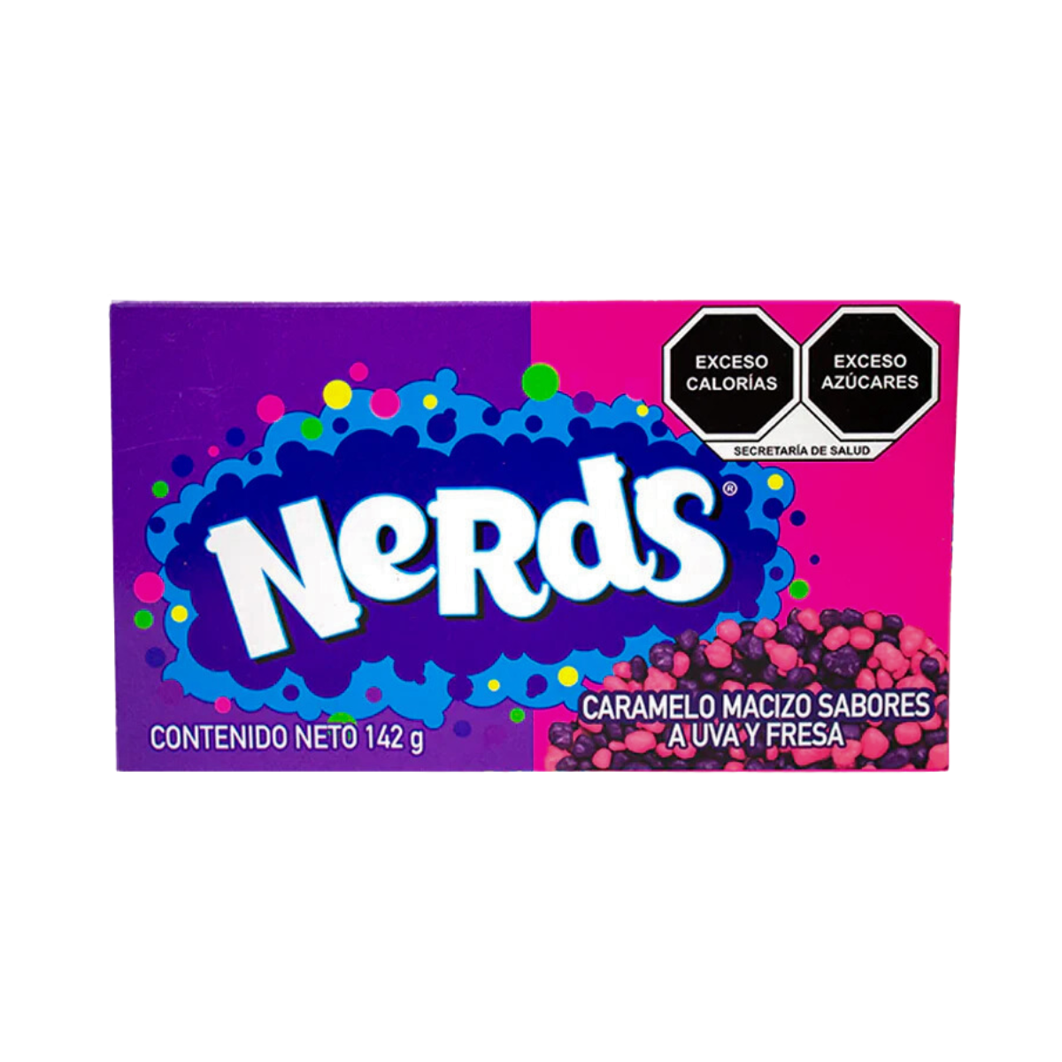 Caramelo Macizo Uva/fresa Nerds Wonka Dulce Gigante 142g – MarchanteMX