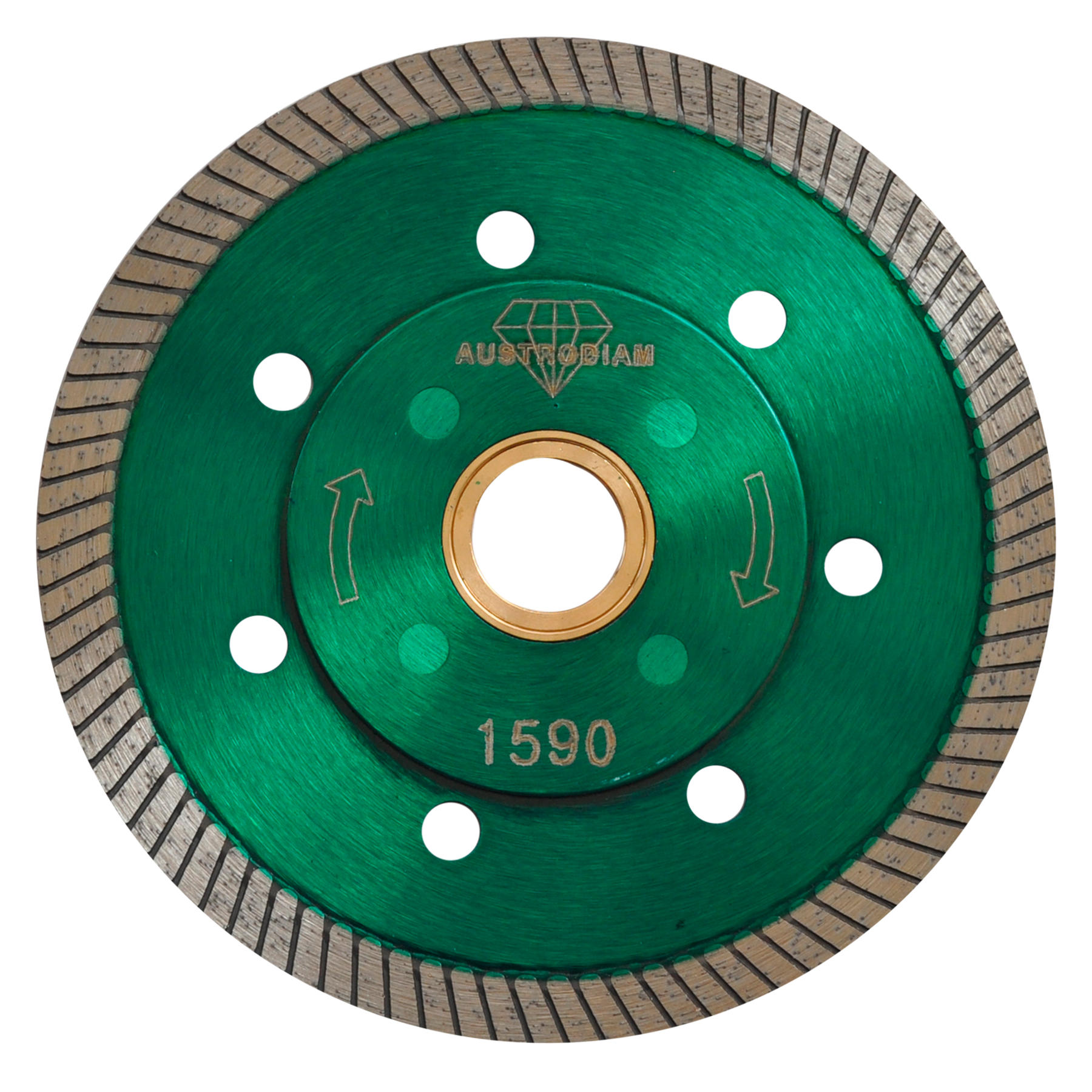 Disco Diamante Austromex 1590 Granito Verde Plataturbo 100mm