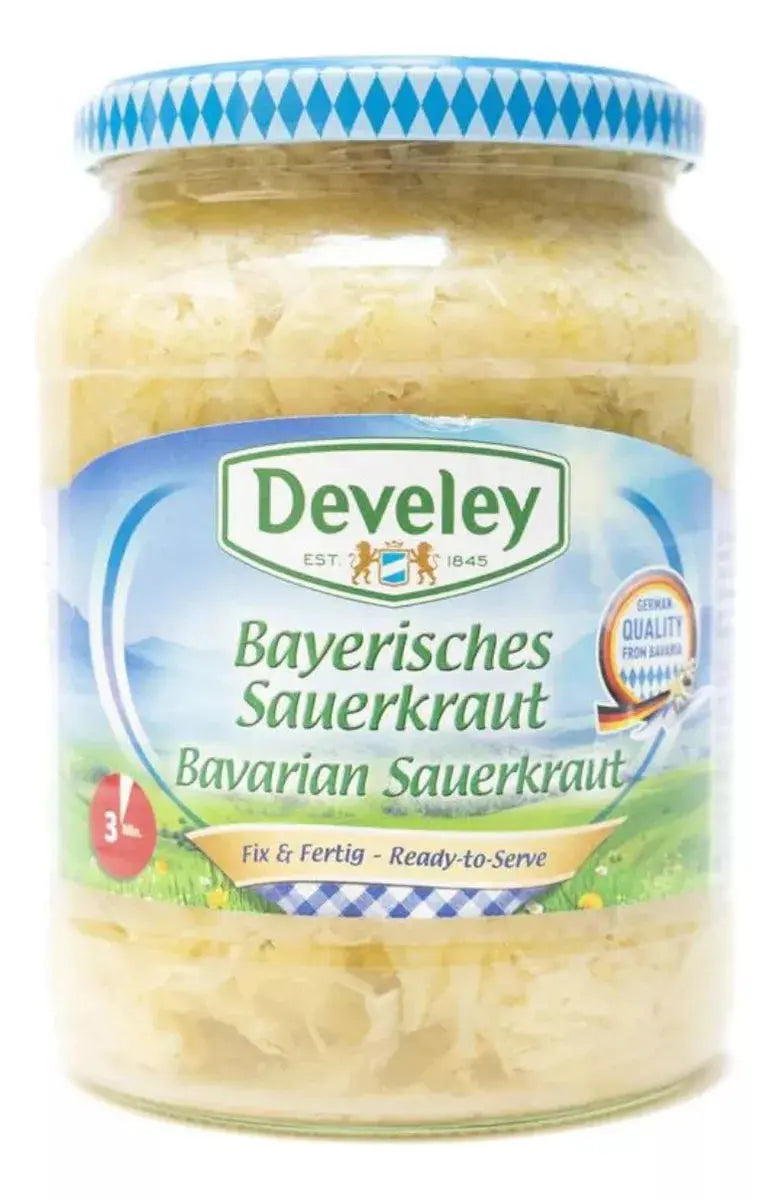 Col Agria Develey Sauerkraut 680g Frasco Vidrio Alemania - Marchante ...