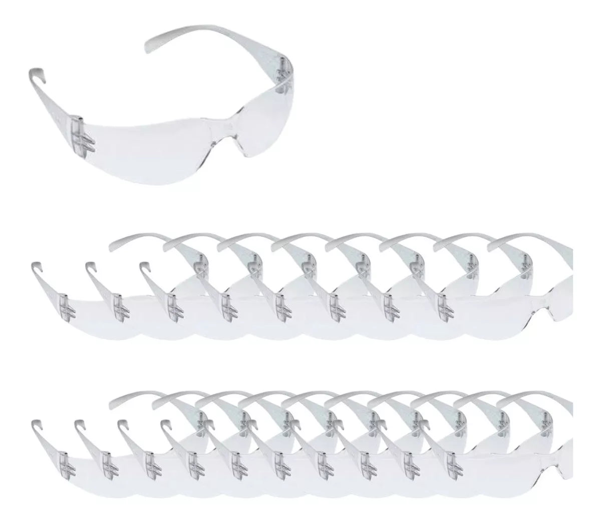 10 Lente Seguridad Industrial Antirayadura Antiempaño Alyger