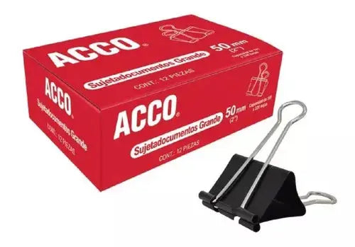 Clip Sujeta Documentos Acco Chico 19 Mm Caja 12 Piezas - Marchante MX ...