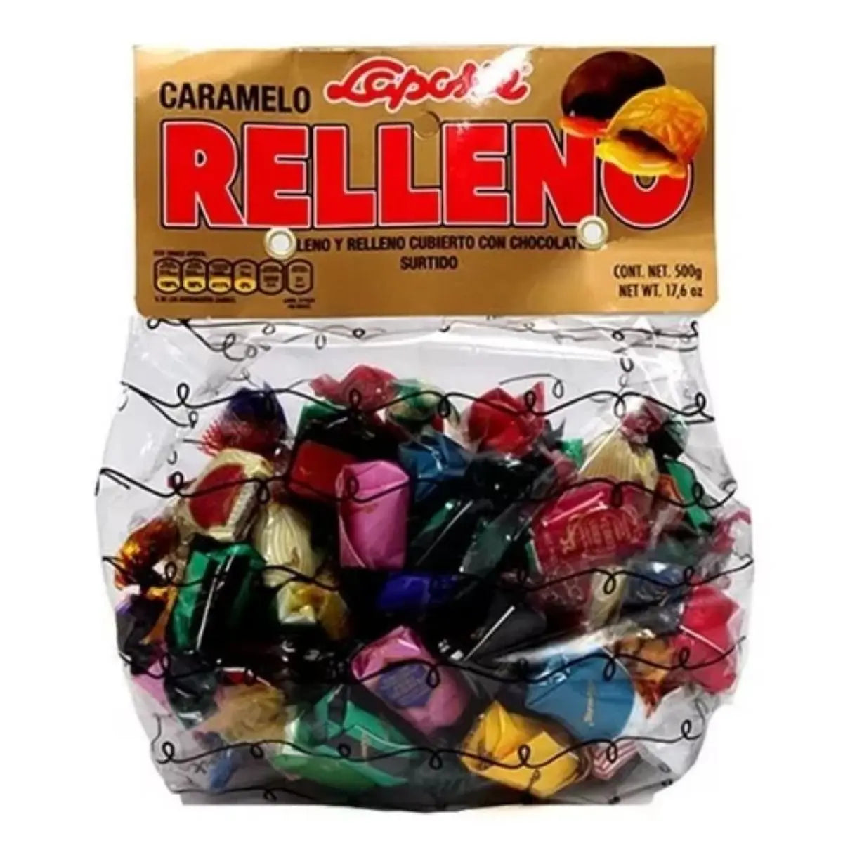 Caramelo Relleno Laposse Cubierto Chocolate Surtido 500 Gr – Marchante MX