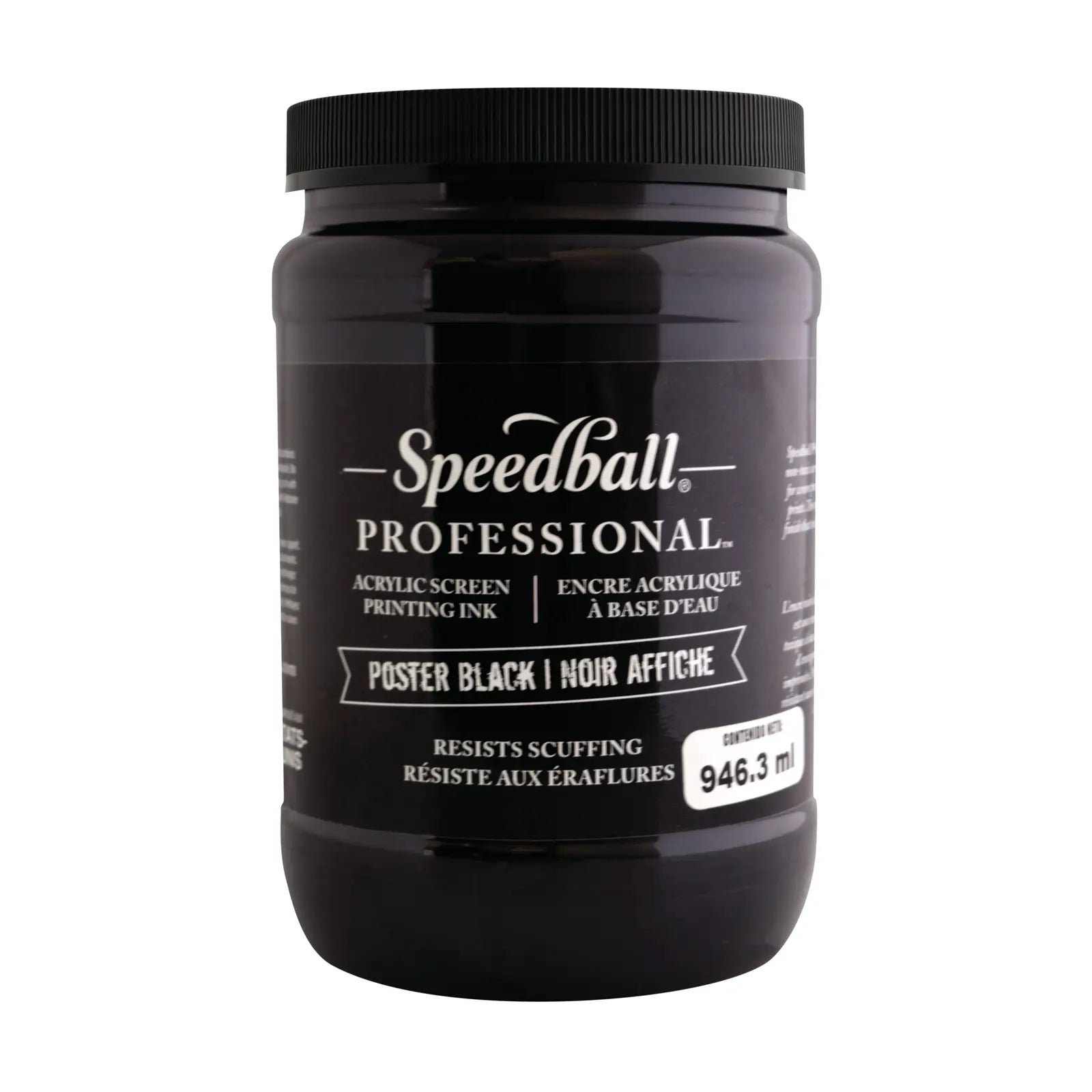 SPEEDBALL - TINTA IMPRESIÓN PROFESIONAL POSTER BLACK 946.3 ML – MarchanteMX
