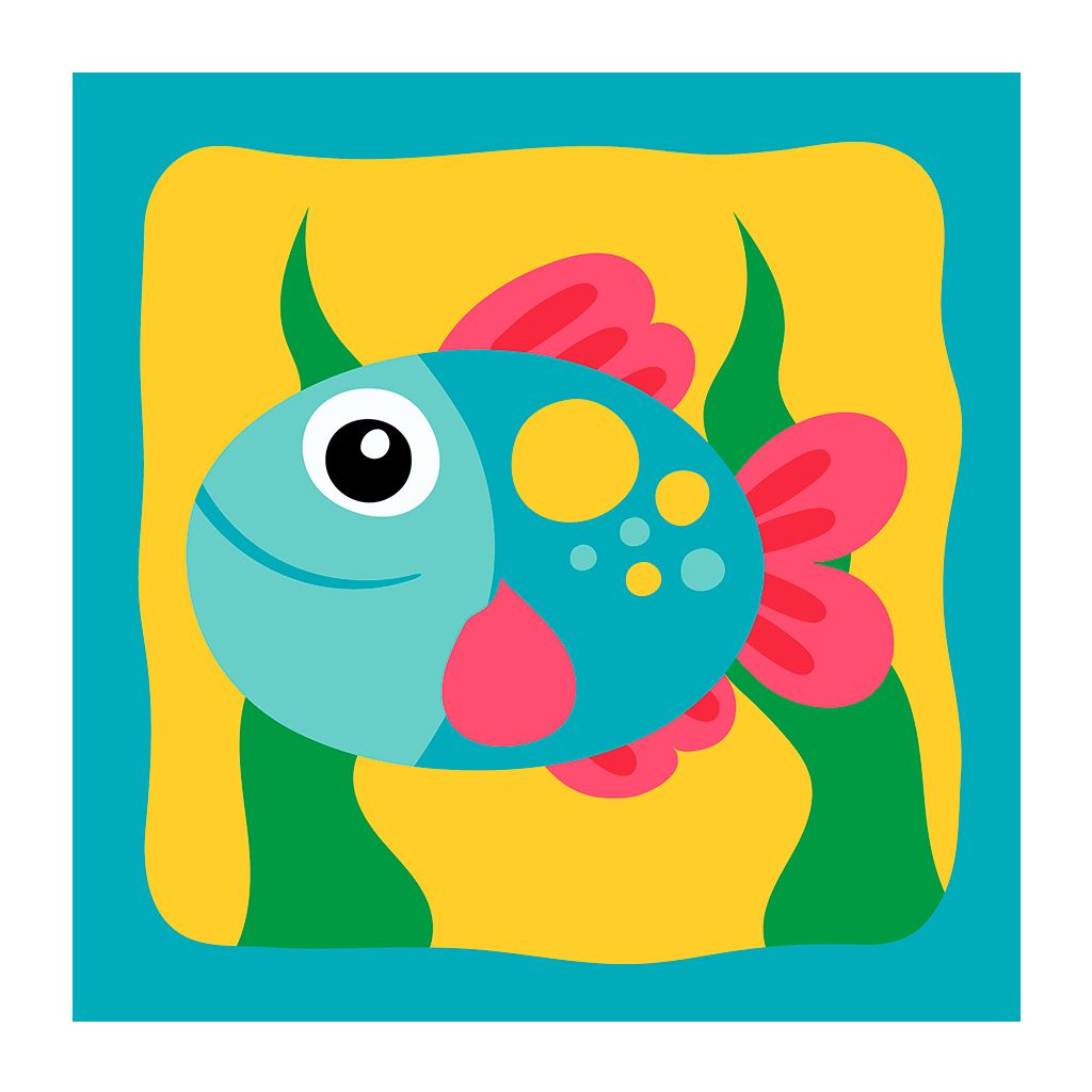 PINTA POR NÚMERO KIDS 21X21 PEZ 1